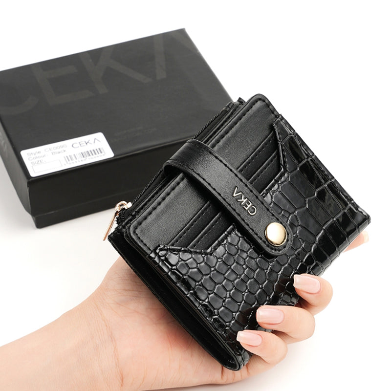 CEKA Dompet Wanita Dompet Lipat Wanita Tas Wanita Kartu Dompet Mini Ce ...